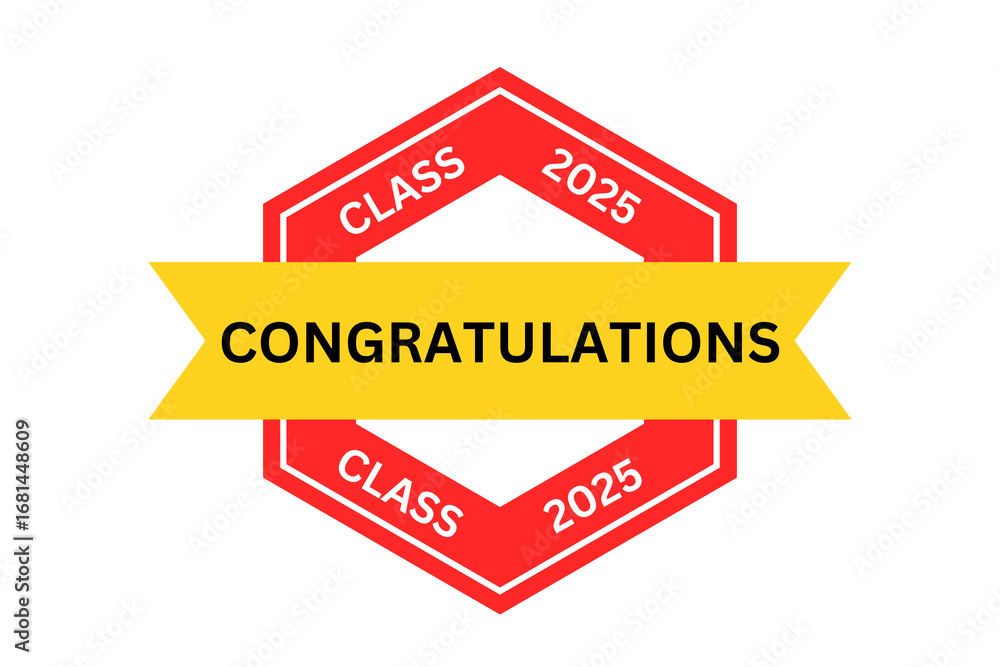 Ilustración de Stock CONGRATS stamp, graduates logo, design Class of ...