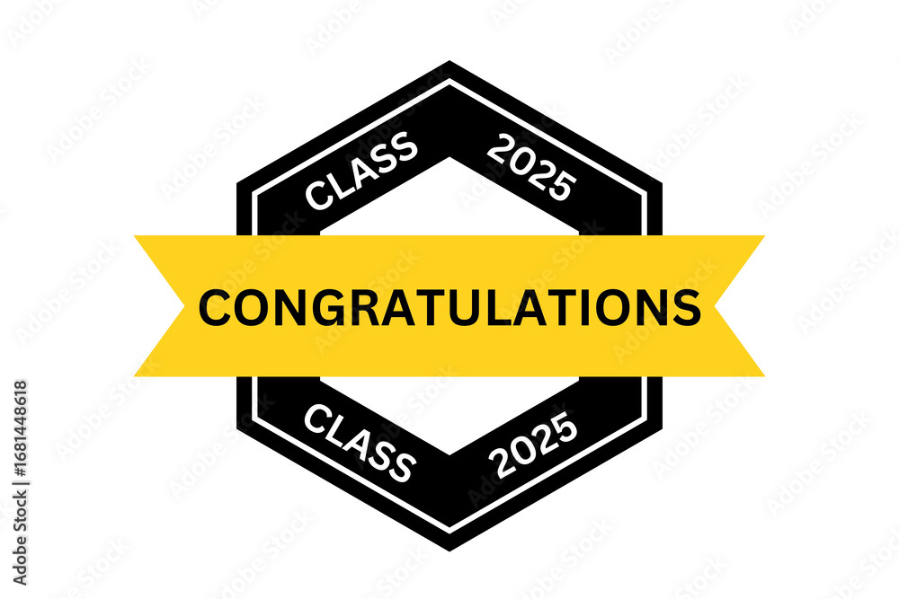 CONGRATS stamp, graduates logo, design Class of 2025, Congrats ...
