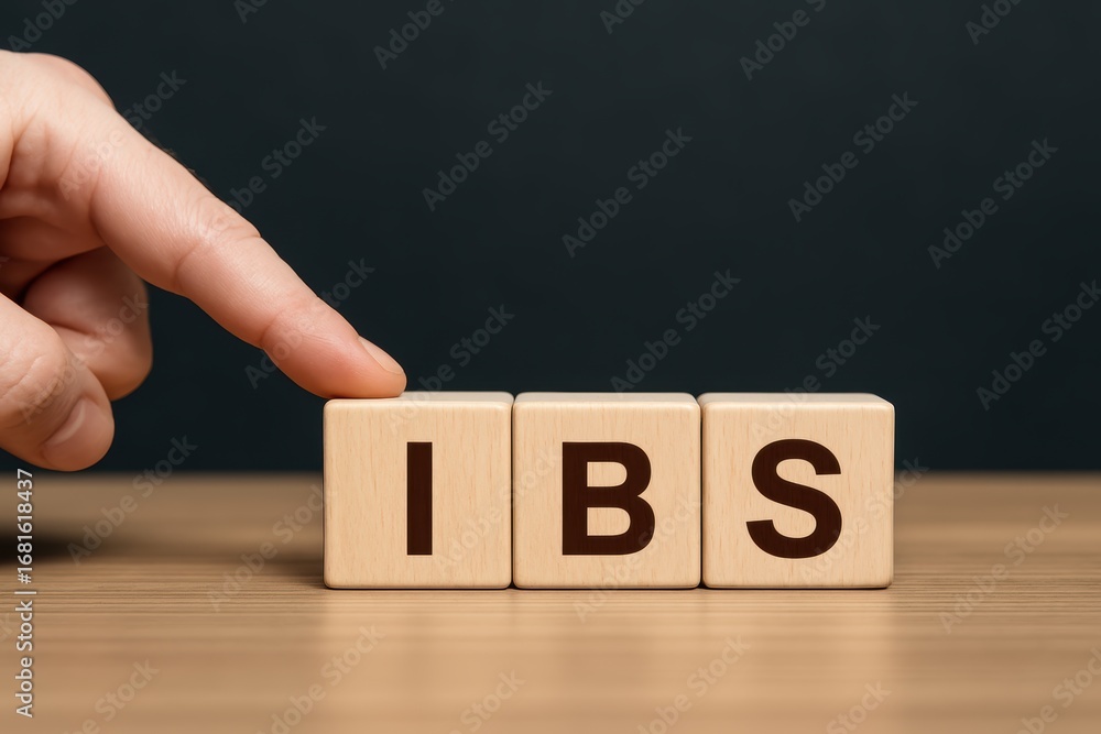 Understanding IBS: An insightful image focuses on the word IBS, which ...