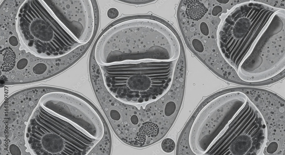 High-resolution transmission electron microscope image revealing the ...