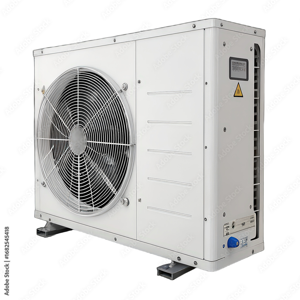 Isolated outdoor air conditioner unit on transparent background image ...