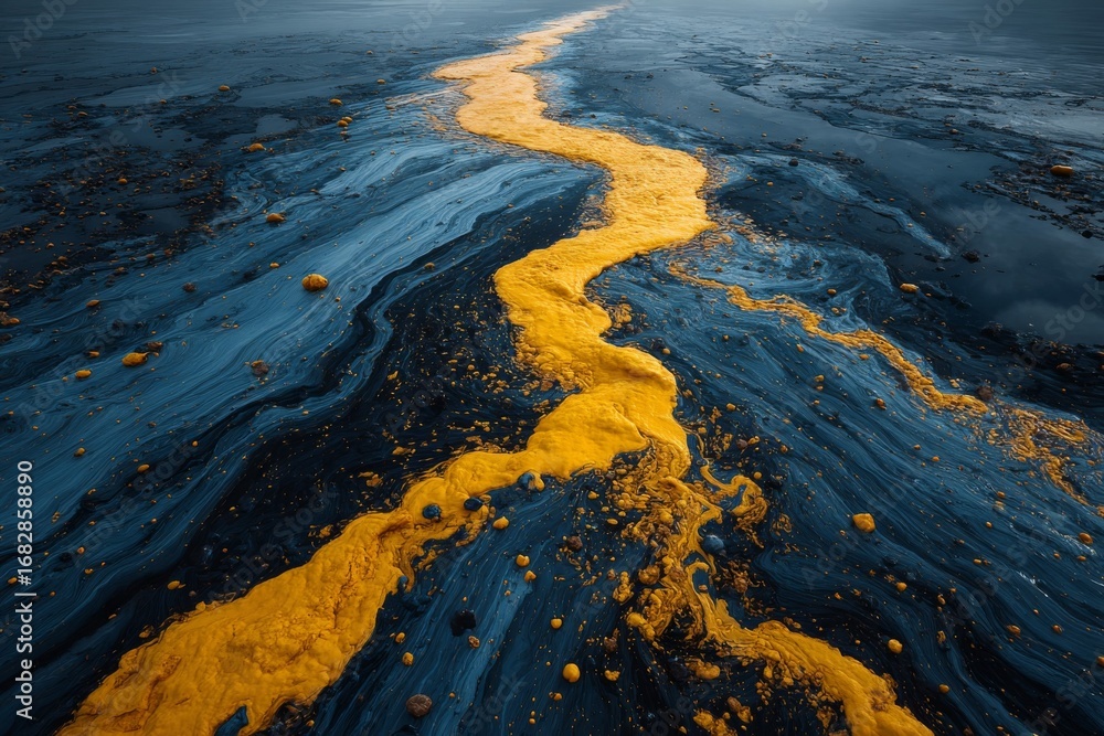 Toxic Waste Dump Contaminating Extensive Areas of Earth With Hazardous ...