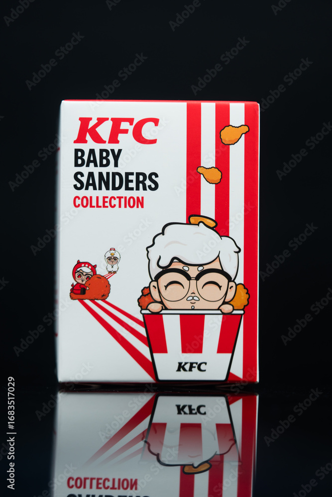 Bangkok, Thailand - September 3, 2025 : Blind box from KFC Thailand ...