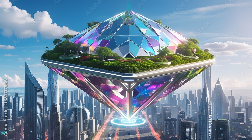 Sustainable Urban Design – Hovering Architecture with Green Rooftop ...