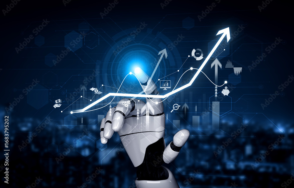 AI artificial intelligence powers business growth with predictive ...