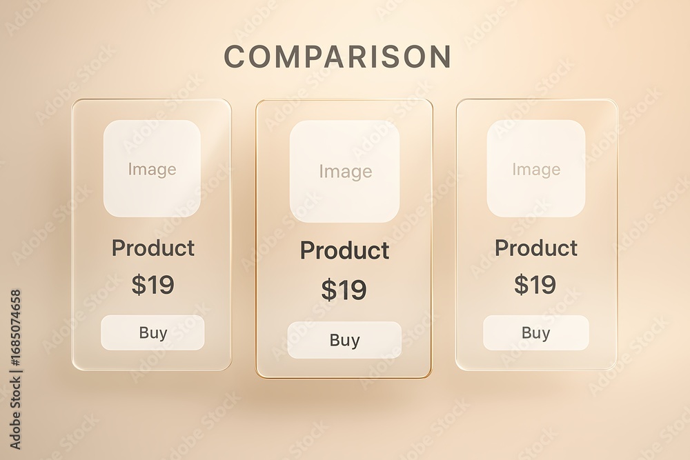 Product comparison pricing table template design for business and ...