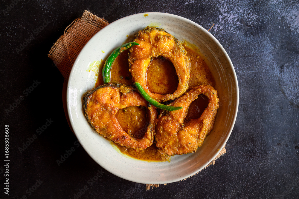 Rui Macher Kalia | Traditional Bengali Rohu Fish Curry in Rich Spicy ...