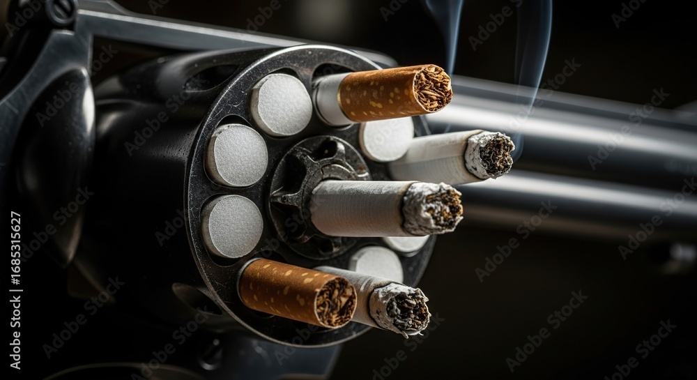 Cigarettes in a Revolver Cylinder: A Visual Metaphor for the High ...