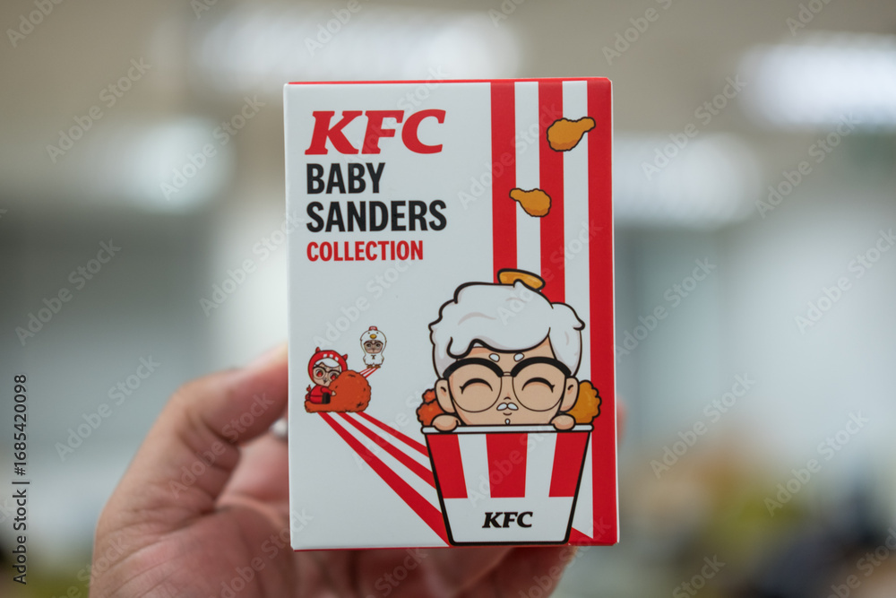 Bangkok, Thailand - September 4, 2025 : Blind box from KFC Thailand a ...