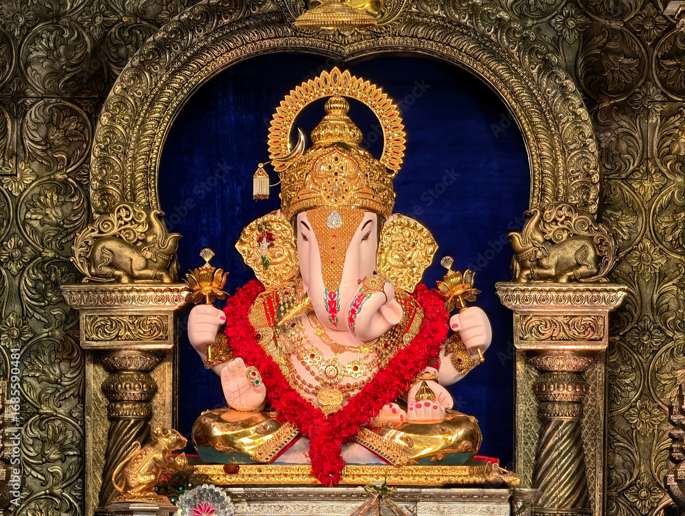 02 September 2025, Pune, Maharashtra, India, Beautiful sculpture of ...
