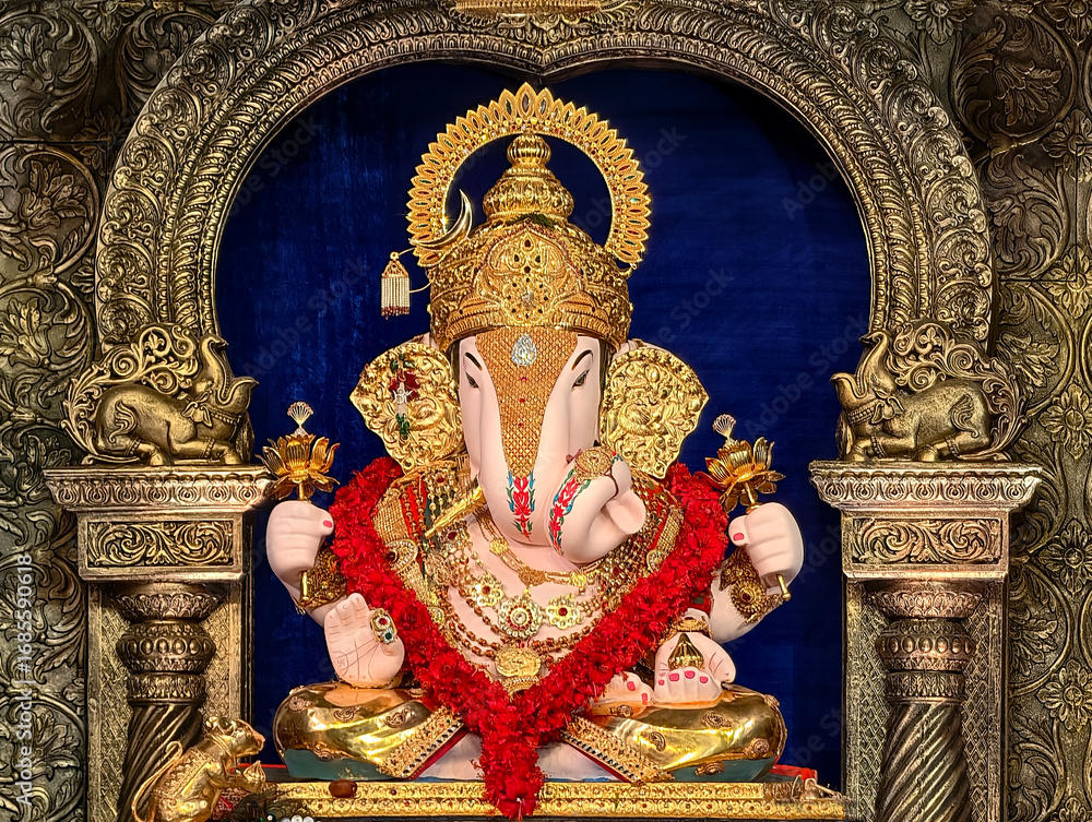 02 September 2025, Pune, Maharashtra, India, Beautiful sculpture of ...