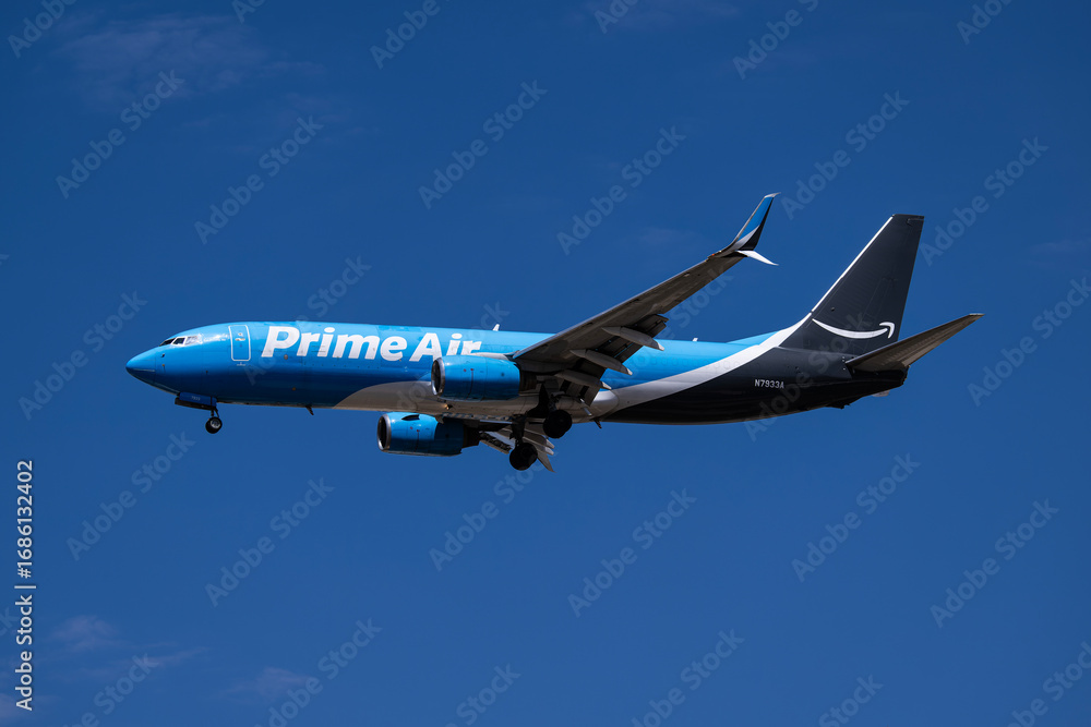 Harry Reid Airport 8-30-2025 Las Vegas NV USA Amazon Prime Air Boeing ...