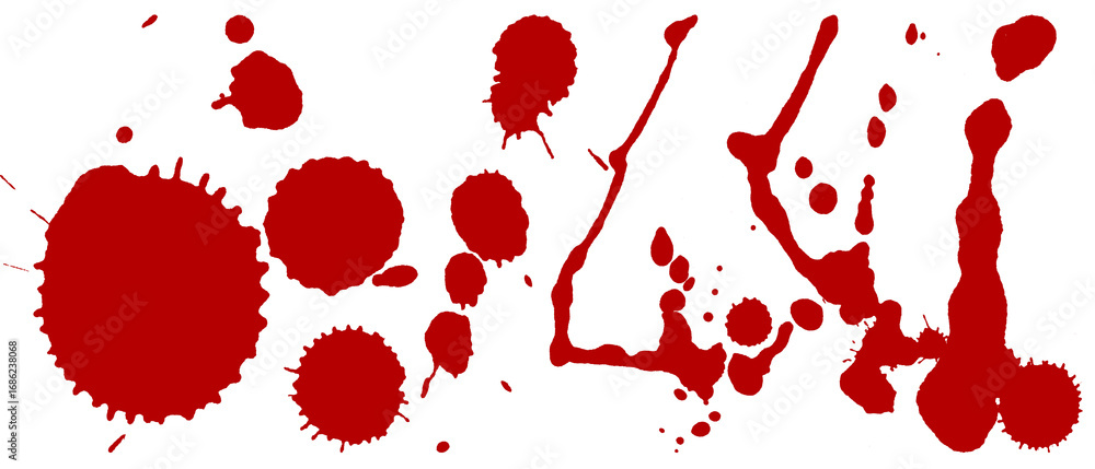 Red Blood Splatter for Science and Medical Education, Social Issues ...