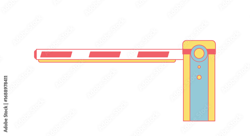 Automated Parking Lot Barrier Gate System for Controlled Vehicle Access ...