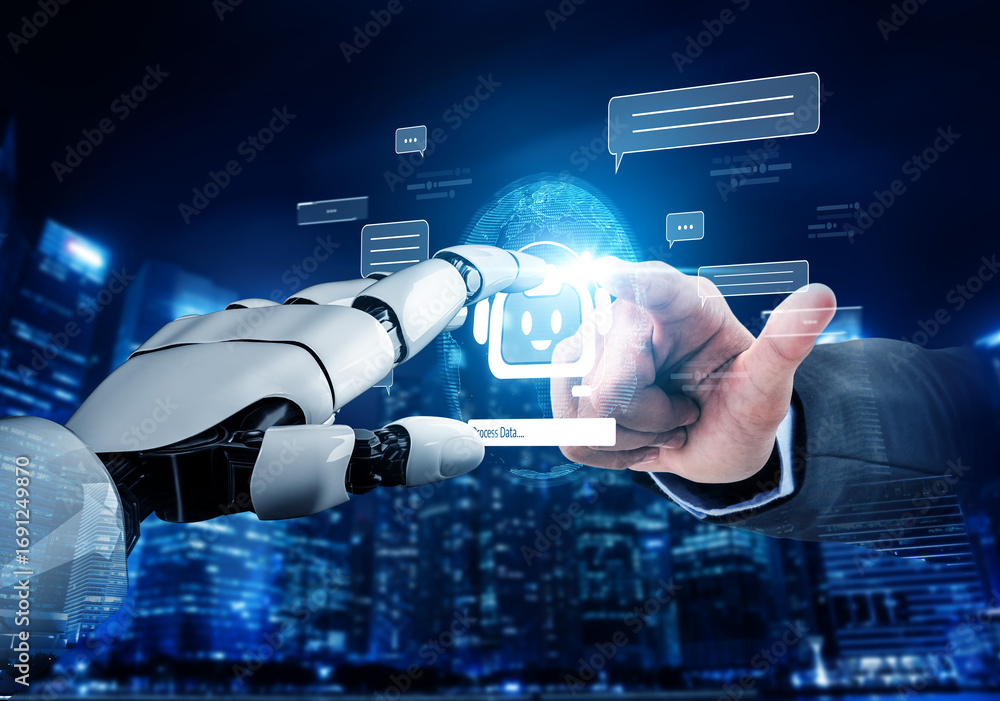 AI Assistant Brain Processor with LLM Technology, Big Data, Machine Learning, Generative AI for ...