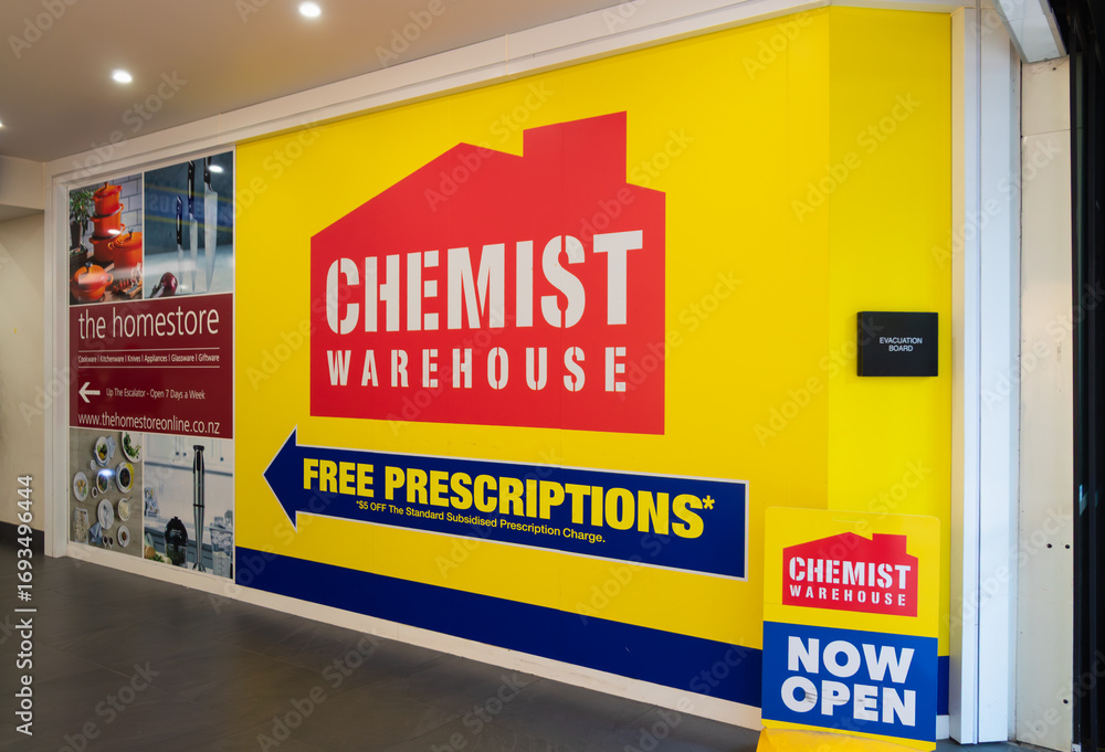 The Chemist Warehouse store on Lambton Quay, Wellington, New Zealand ...