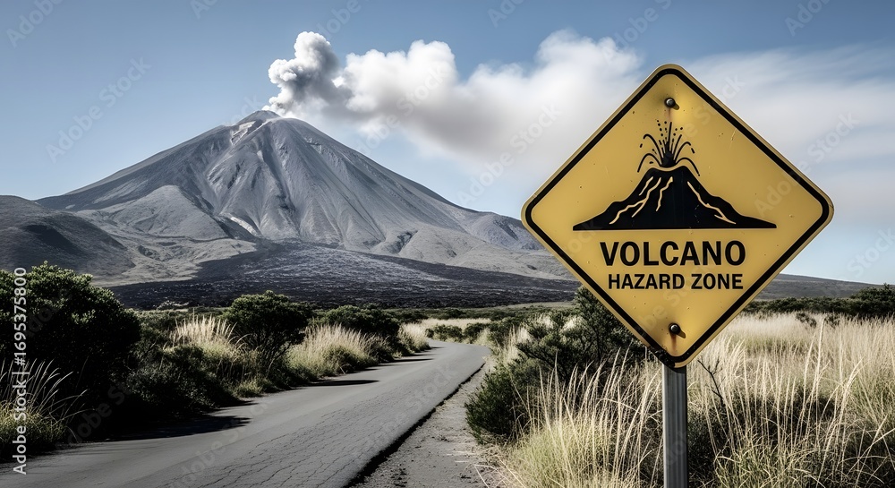 Volcanic Hazard Zone A Road to Potential Eruption and Natural Spectacle ...