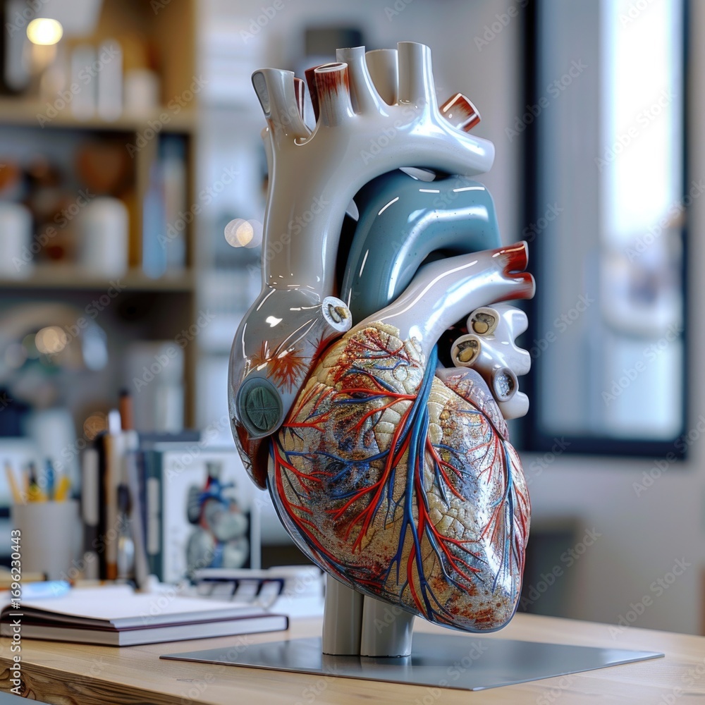 Anatomy of the human heart, A cardiovascular line anatomical models ...