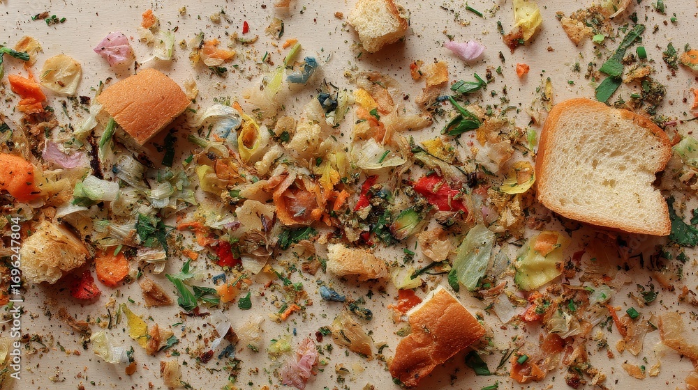 Addressing food waste spoiled vegetables and leftover food eco ...
