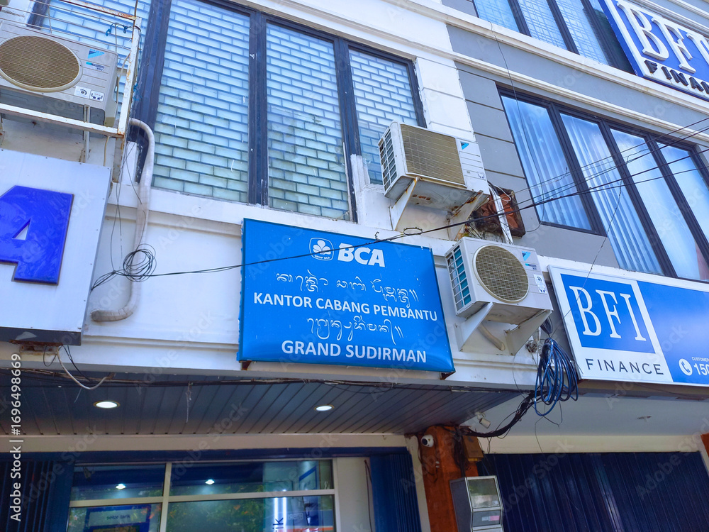 Photo Stock Denpasar, Indonesia - August 31, 2025: The BCA Bank branch ...
