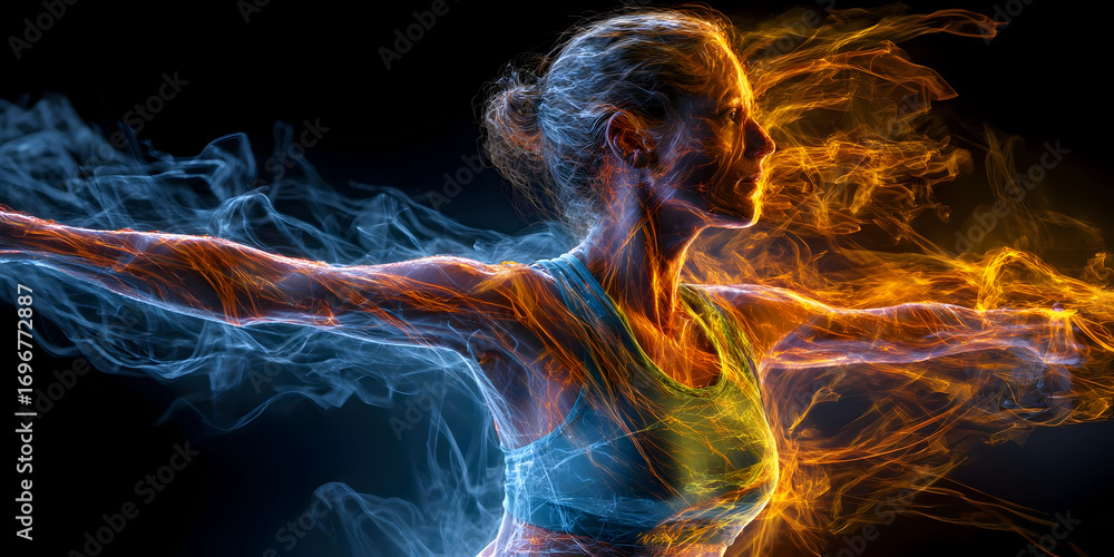 Phantom Velocity: The Spirit of Motion, ai generated. Stock ...