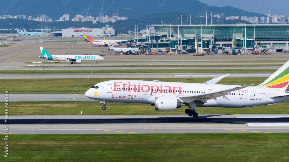 Foto de Stock August 10, 2025 - Incheon, South Korea : ethiopian ...