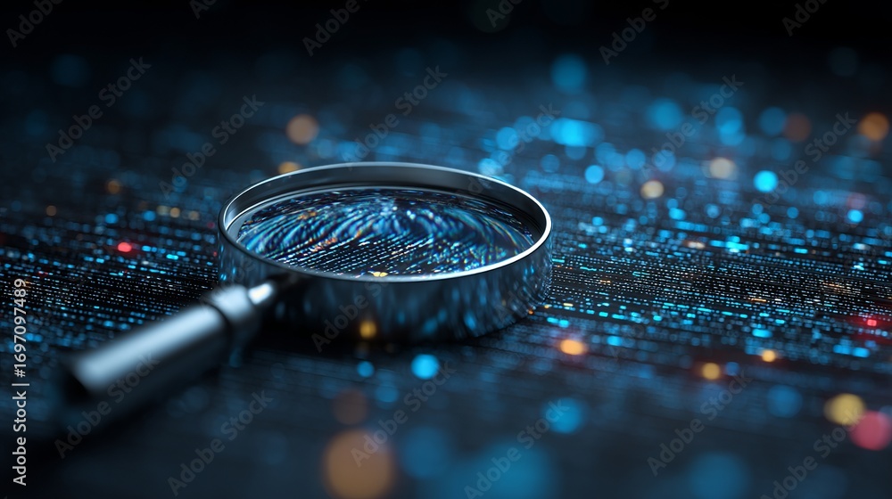 Magnifying glass over digital data streams for cyber security analysis ...