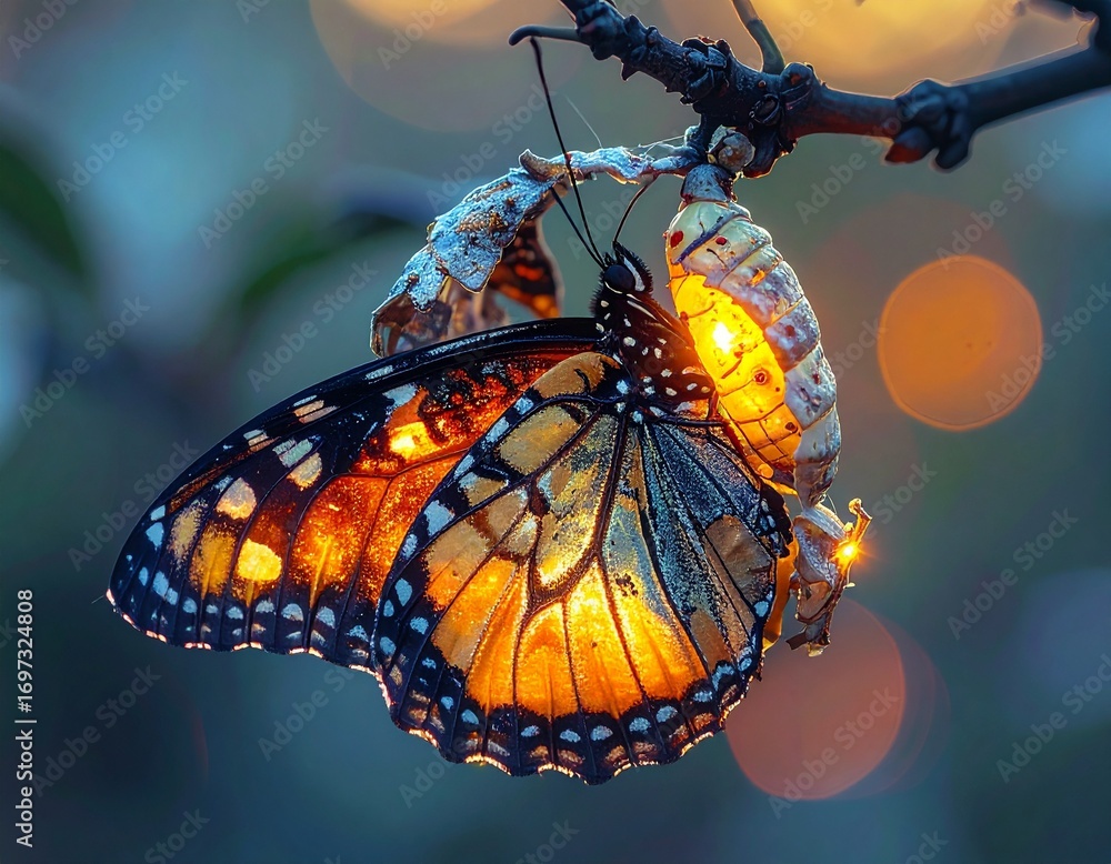 Butterfly Emergence Capturing the Mesmerizing Transformation from ...