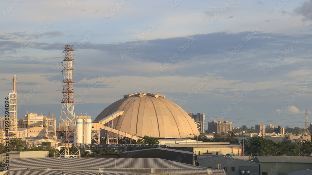 Kaohsiung, Taiwan September 8 2025: the fuel silo in Formosa Plastics ...