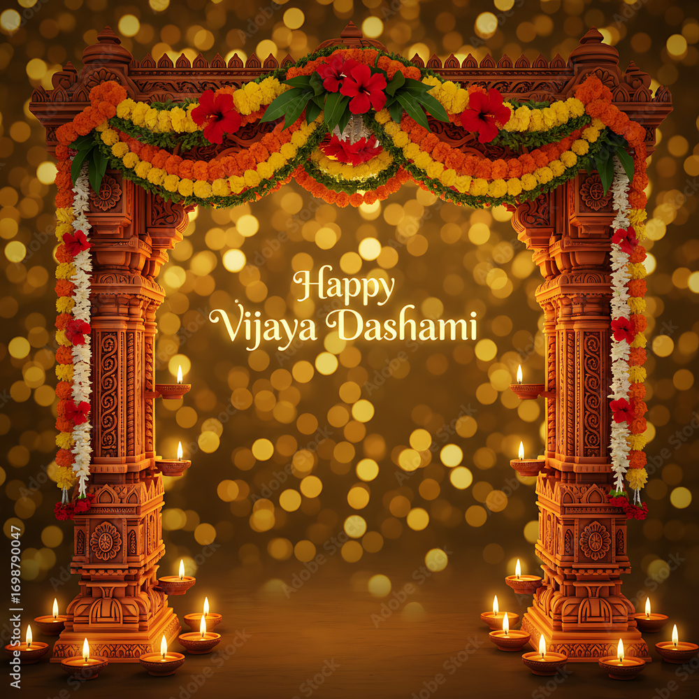 Stock-Foto „Dussehra, also known as Vijayadashami, celebrates Lord Rama ...