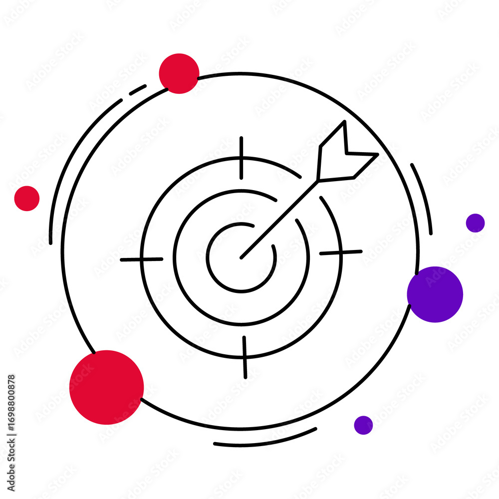 Stock-Illustration „Accurancy Icon, The Power of Accuracy Why Precision ...