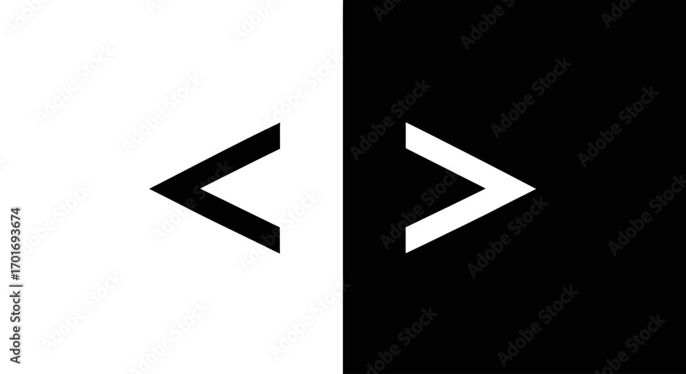 Code Icon: A minimalist, graphic representation featuring the symbols ...