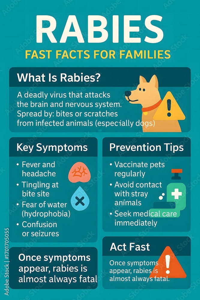 Rabies: Causes, Symptoms, Treatment, and Prevention for Families and ...