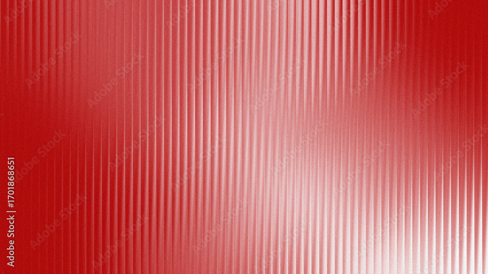 Vertical striped glass background with red to white gradation. Wavy ...