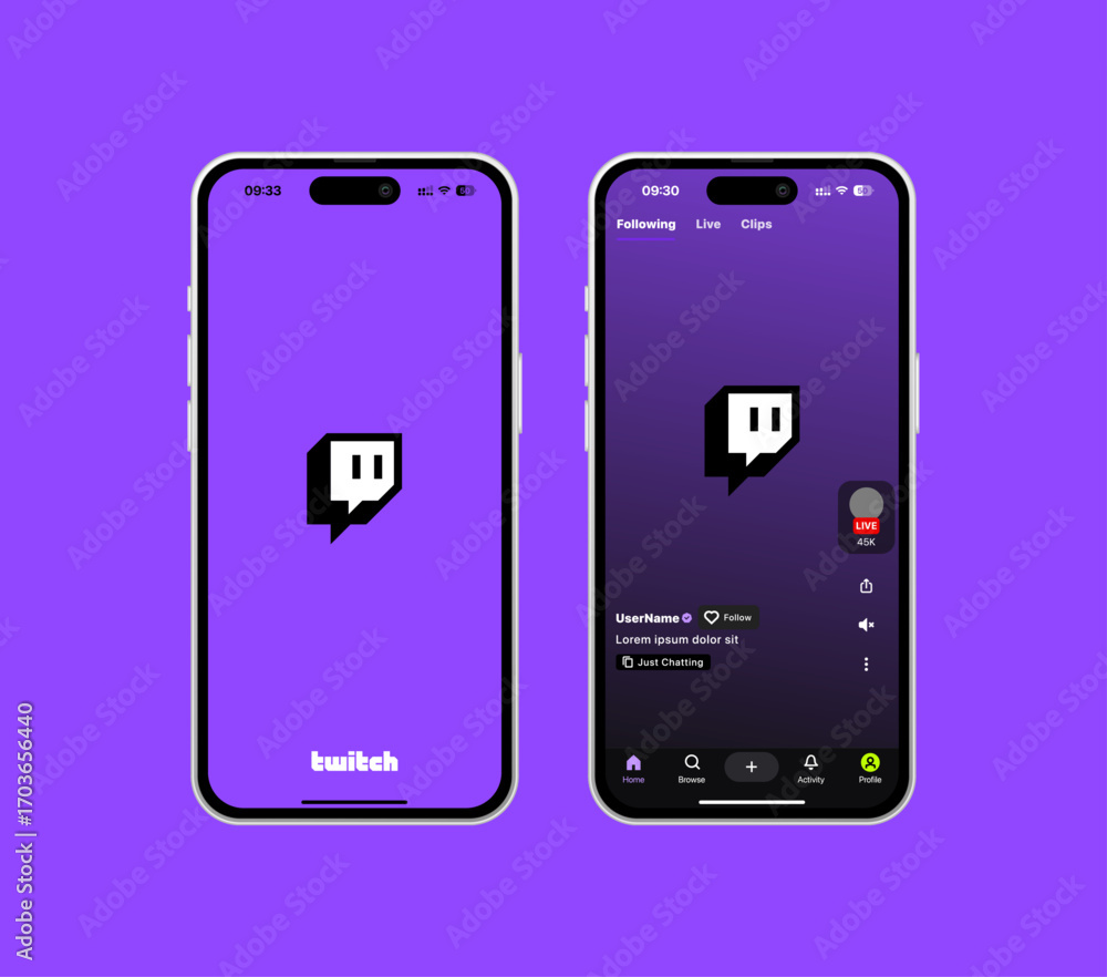 Tinder UI template 2025 update shown on iPhone 17. Editable vector ...