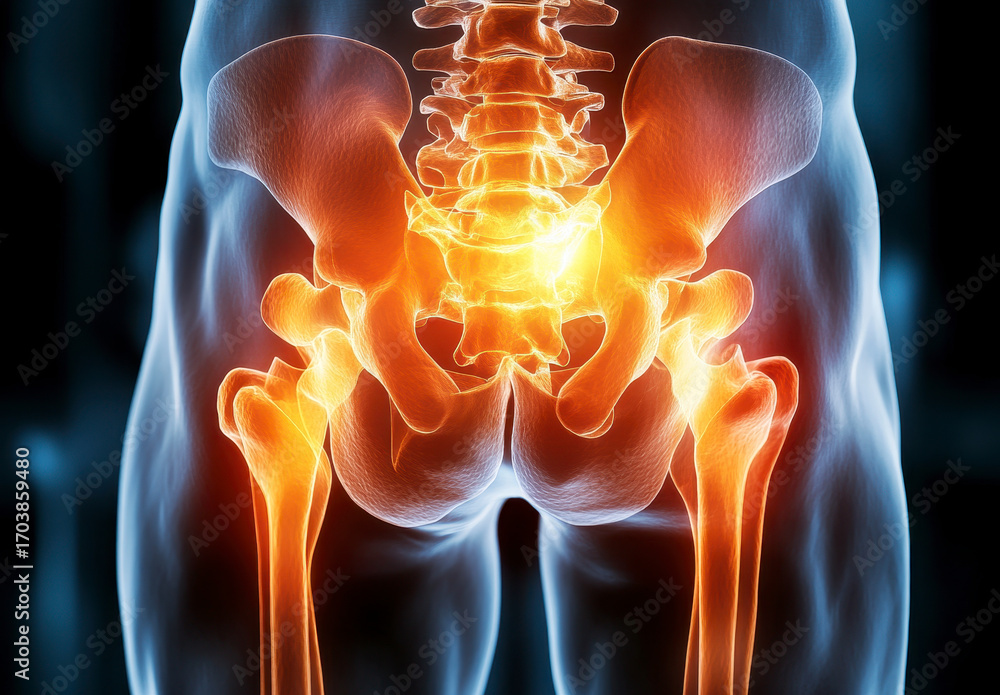 Understanding Hip Joint Pain and Its Causes Illustrated Anatomical View ...