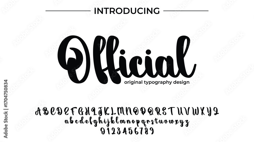 Official - Elegant Script Font for Smooth Handwritten Design and ...
