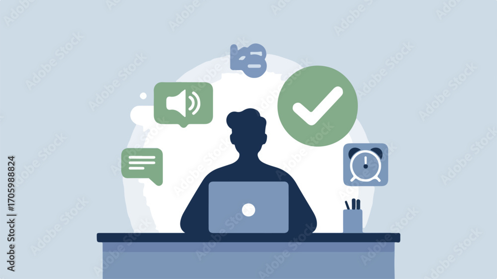 Neurodiversity at Work — Focus Shield Protecting Worker from ...