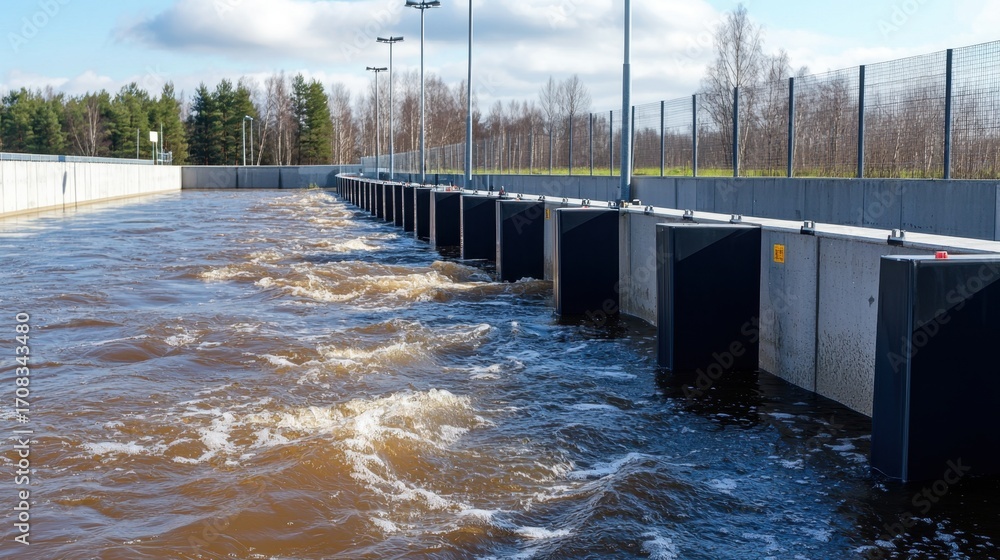 Adaptive Flood Barrier System with Adjustable Height for Effective ...