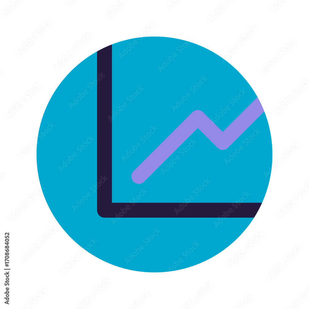 Growth Chart Visualizing Progress and Success Stock Vector | Adobe Stock