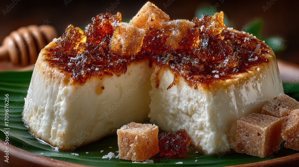 Watalappam is a traditional Sri Lankan dessert of rich coconut custard ...