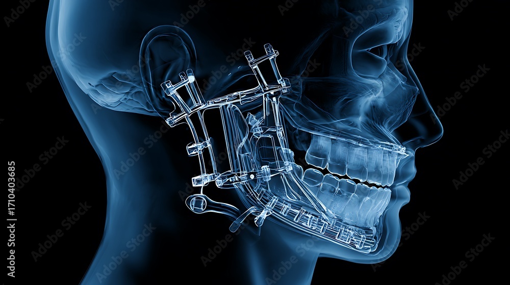 Understanding jaw surgery x ray image mandible maxillofacial skeletal ...