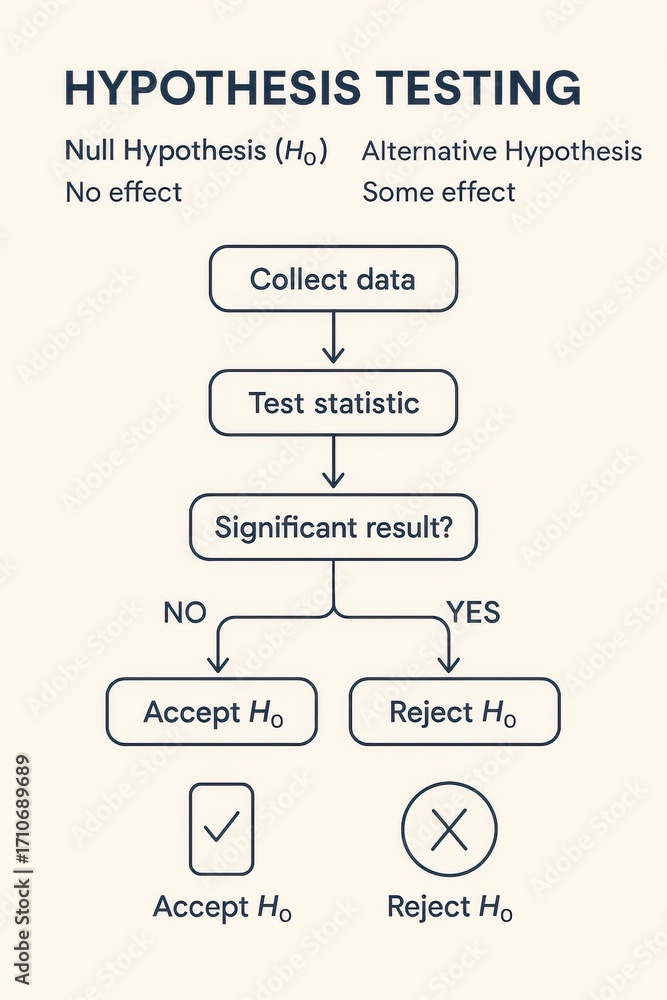 Understanding hypothesis testing a visual guide to statistical decision ...