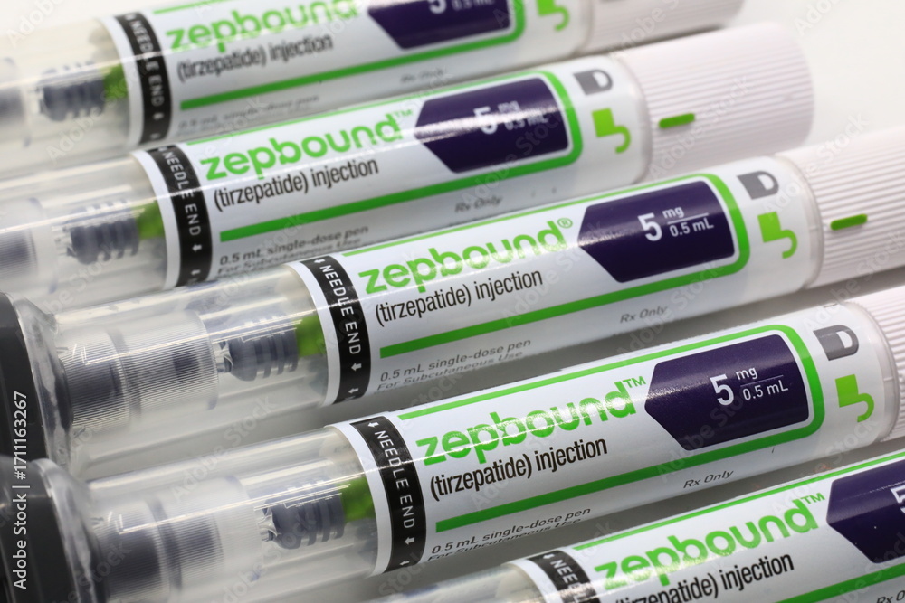 Injection pen for Weight loss medication Zepbound - Tirzepatide is an ...