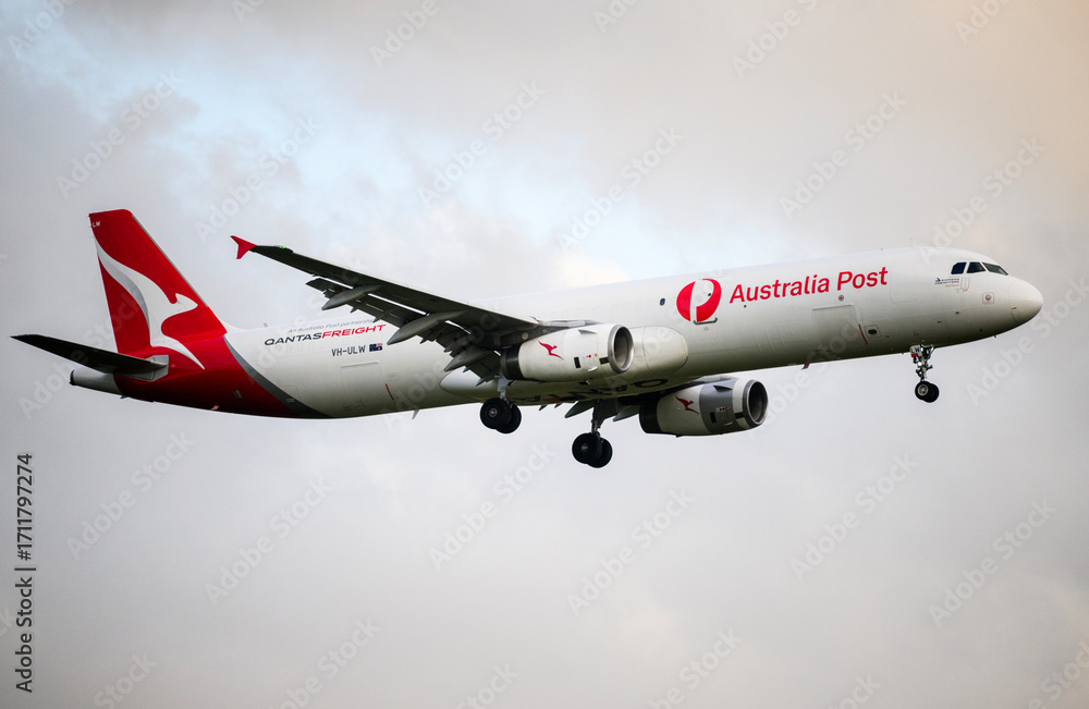 Stock-Foto „Auckland, New Zealand – September 10 2025: Qantas Freight ...