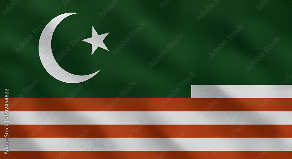 Realistic waving flag of Arakan Rohingya Salvation Army, showcasing ...
