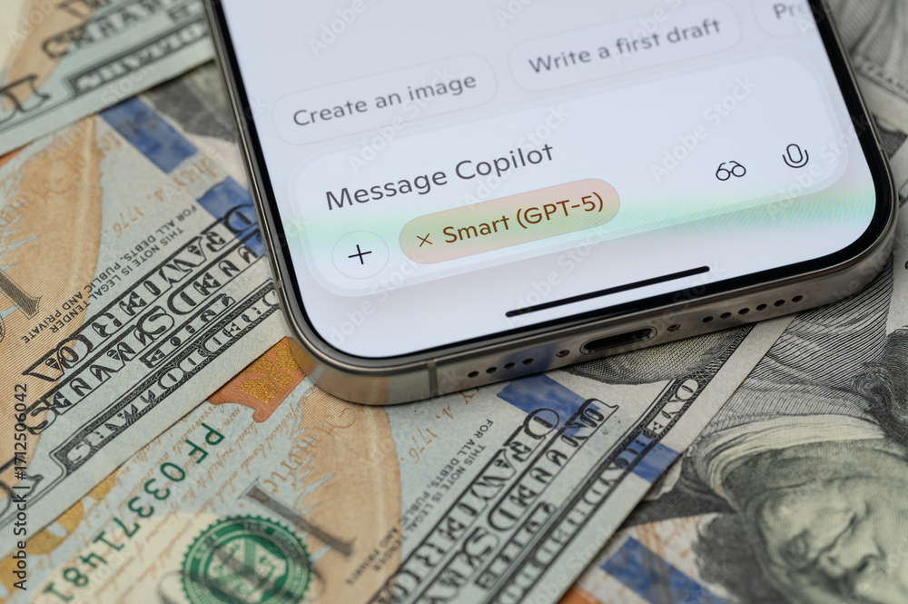 Microsoft copilot smart gpt 5 model Stock Photo | Adobe Stock