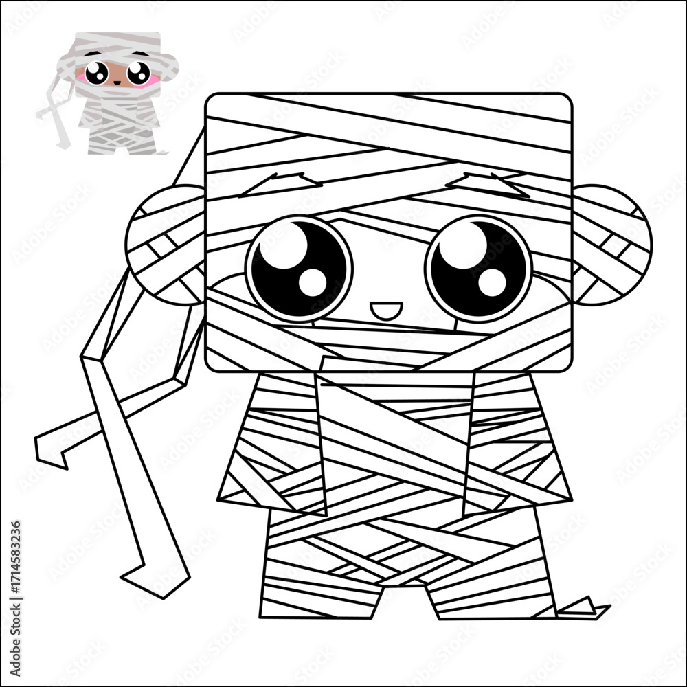 Halloween-themed coloring pages for kids. Cat, Frankenstein, witch ...