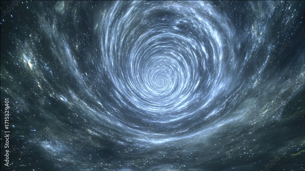 inflection. A dark matter vortex warping the fabric of spacetime, with ...
