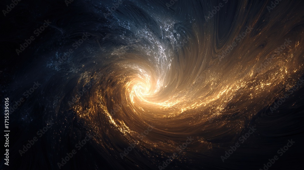 inflection. A dark matter vortex warping the fabric of spacetime, with ...